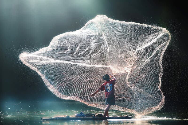 Catch fish stock photo. Image of catch, catching, morning - 119380800