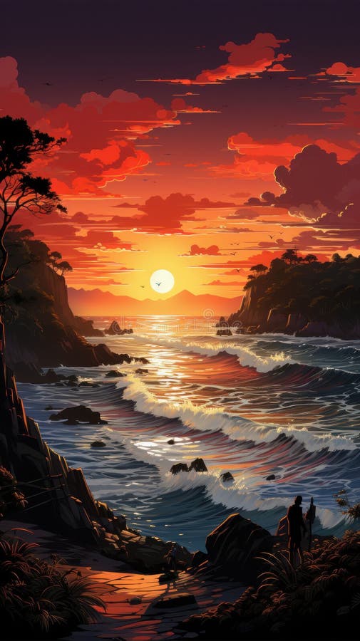 Catch a Glimpse of Their Journey. Created with Generative AI Stock ...