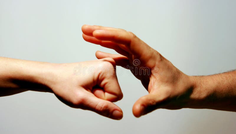 Punch and catch. Hands stock photo. Image of plug, puching - 3968886