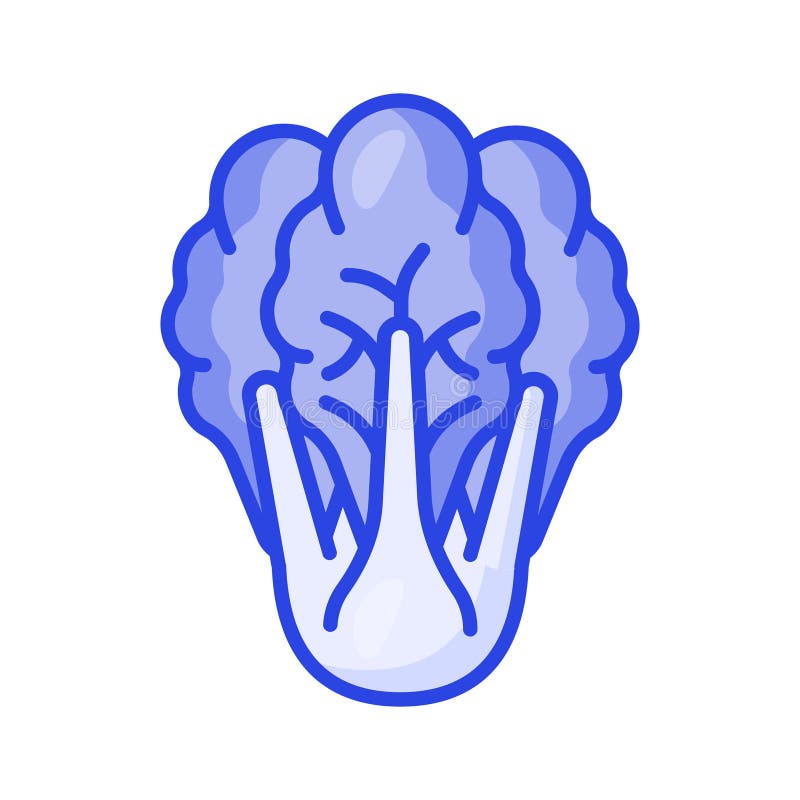 Catch a Sight of this Visually Perfect Icon of Cabbage in Trendy Style ...