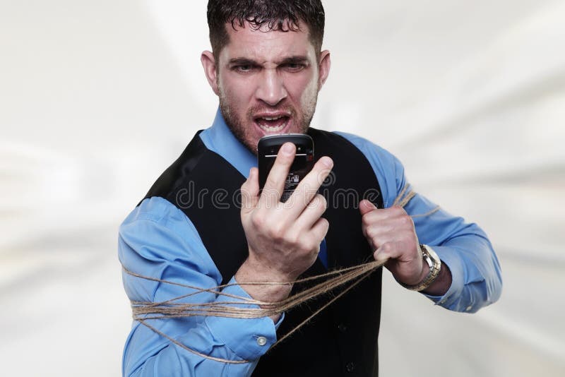 Catch up in the phone call stock photo. Image of human - 25281312