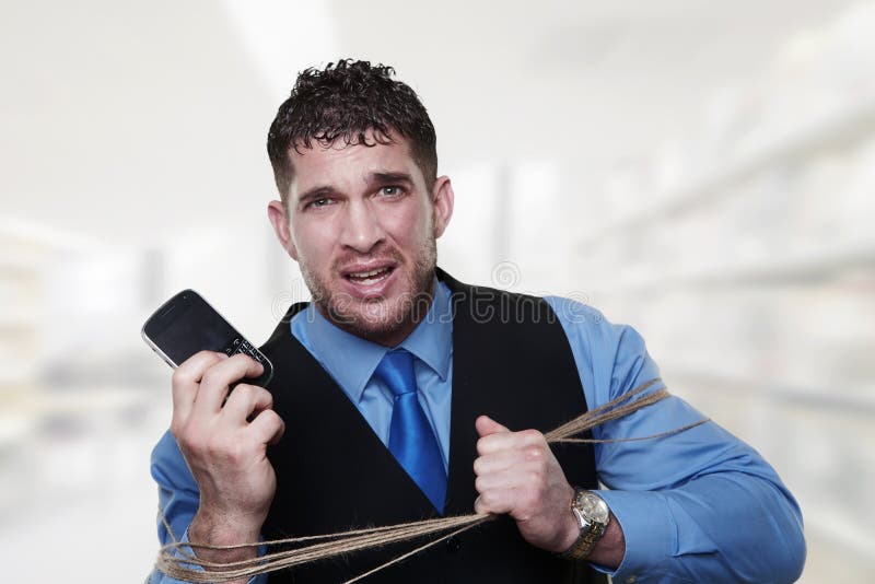 Catch up in the phone call stock photo. Image of suit - 25281340