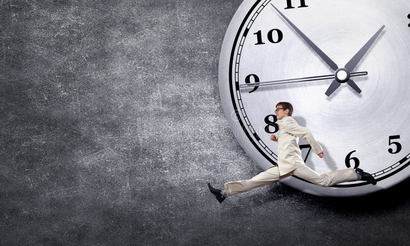 Catch up with time stock image. Image of success, employee - 63658325