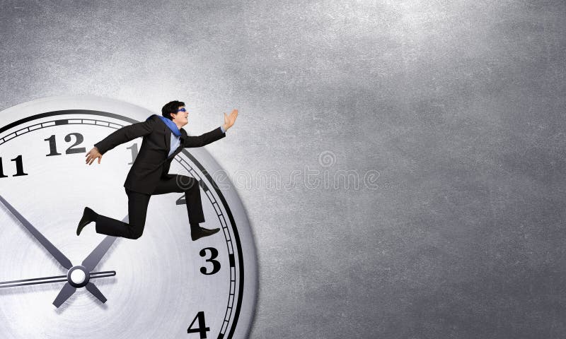 Catch up with time stock image. Image of minute, successful - 63984851