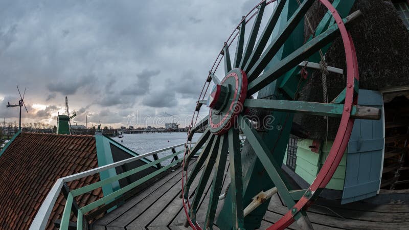 Catch the Winds in the Right Direction Stock Image - Image of mill ...