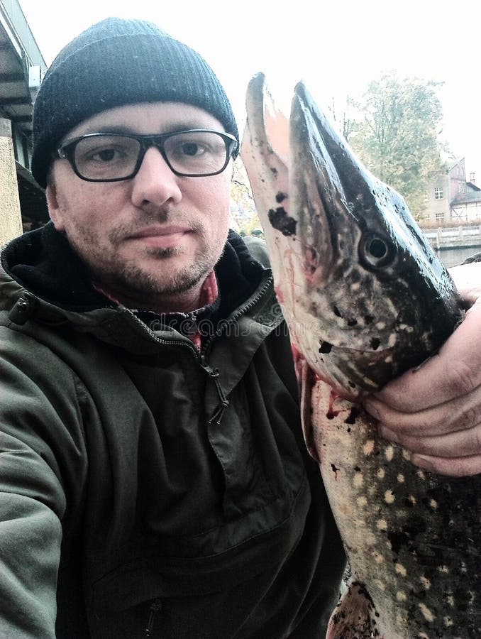 Catched Pike stock image. Image of esox, hobby, hunt - 63005985