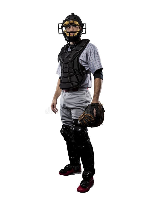 Catcher Baseball Player stock image. Image of batting - 39839091