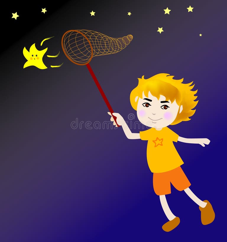 Boy Catching Net Stock Illustrations – 409 Boy Catching Net Stock ...