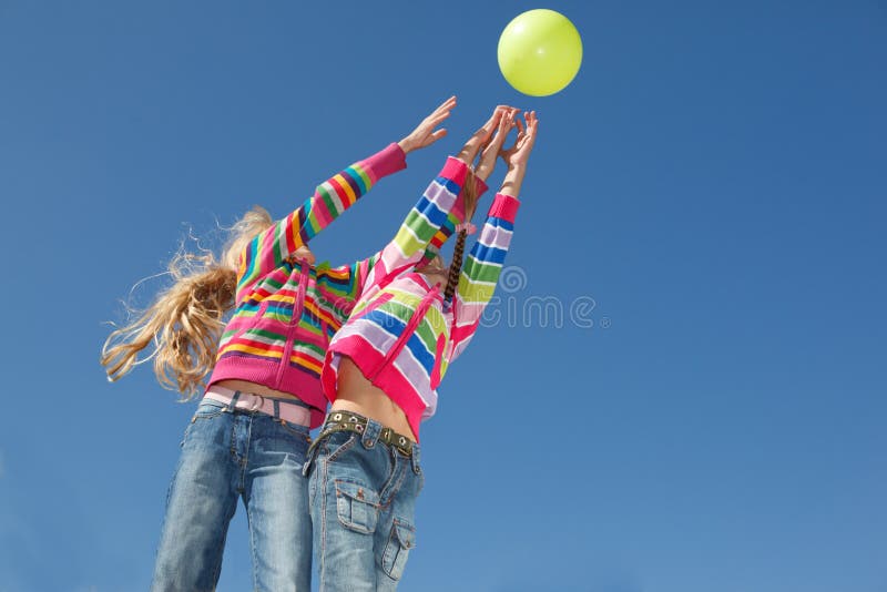 Catching the ball stock photo. Image of excited, happy - 16165888