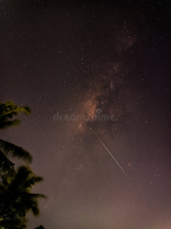 Catching falling star stock image. Image of night, milkyway - 286677563