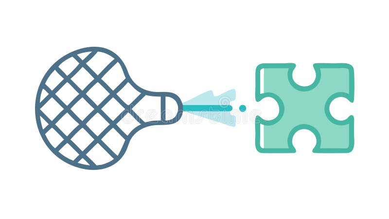 Catching Solutions Problem Solving Icon, Vector Design Generative AI ...