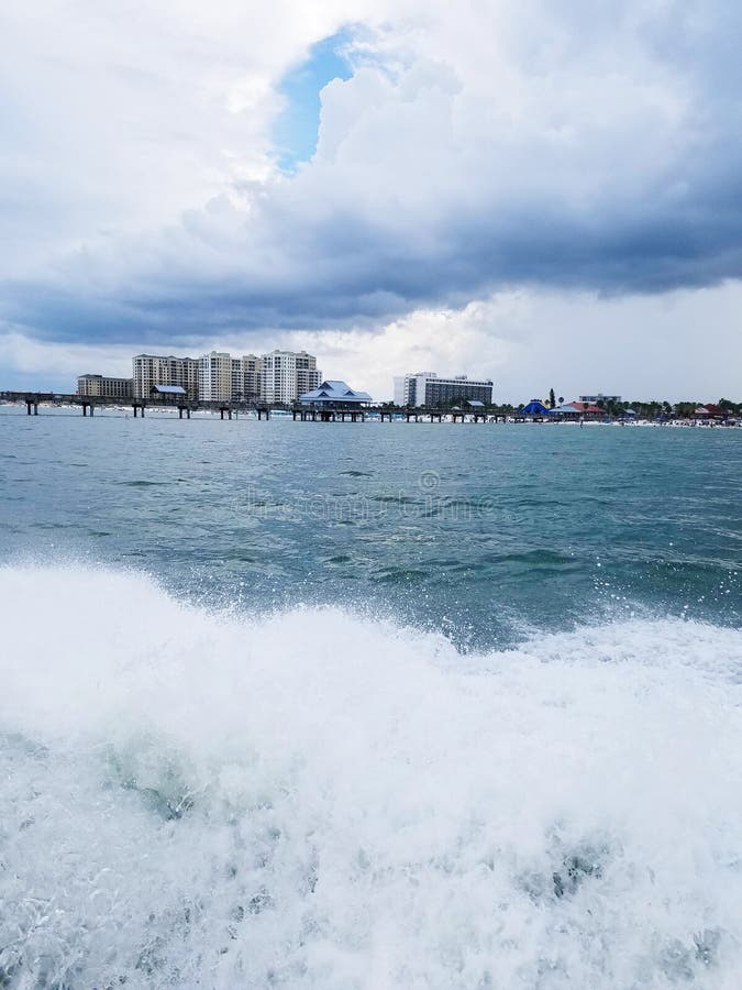 Catching Some Waves on a Boat Stock Image - Image of waves, hurricane ...