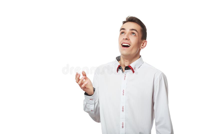 Catching Something with is Hands Stock Photo - Image of confident ...