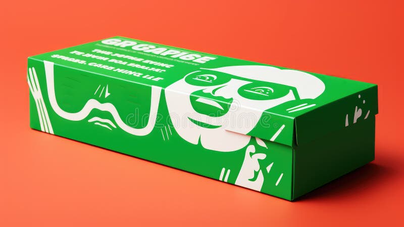 Catching toothpaste box stock illustration. Illustration of color ...