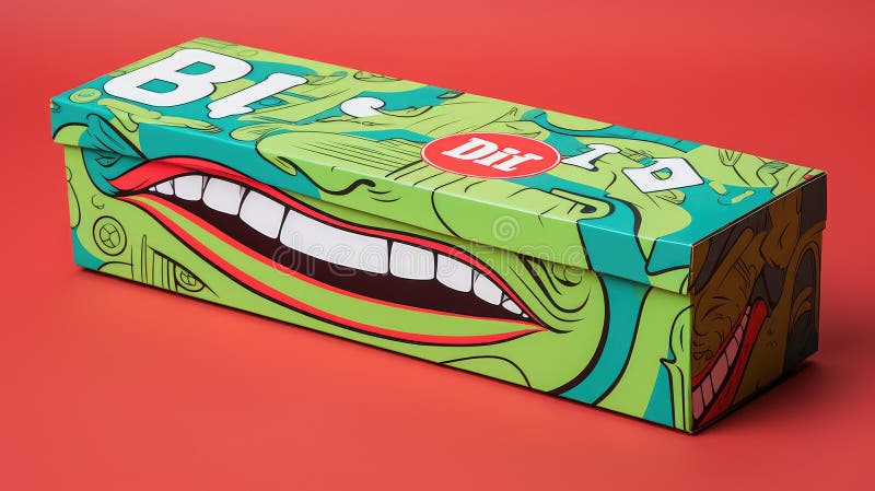 Catching toothpaste box stock illustration. Illustration of marketing ...