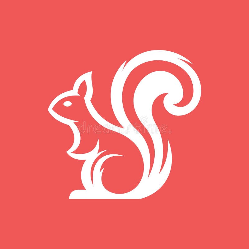 Catchy Squirrel Logo for Marketing Stock Vector - Illustration of ...