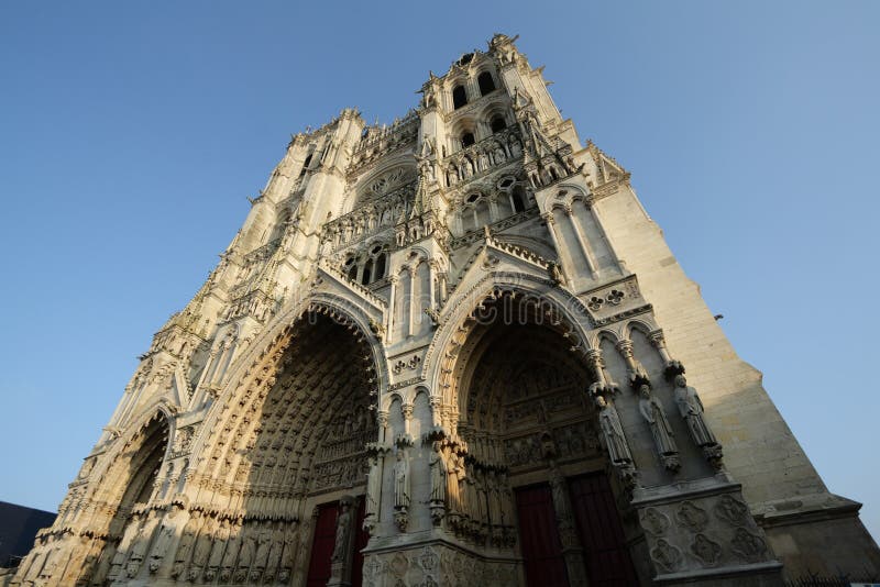 Catedral de Amiens foto de archivo. Imagen de catedral - 12253360