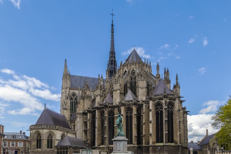 Catedral De Amiens, Francia Foto de archivo - Imagen de historia ...