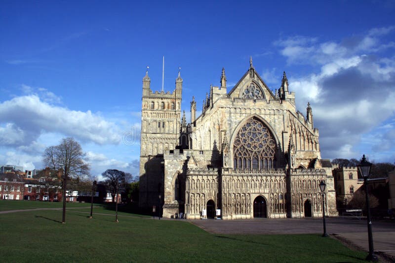 Exeter Inglaterra imagen de archivo. Imagen de reflejado - 1604611