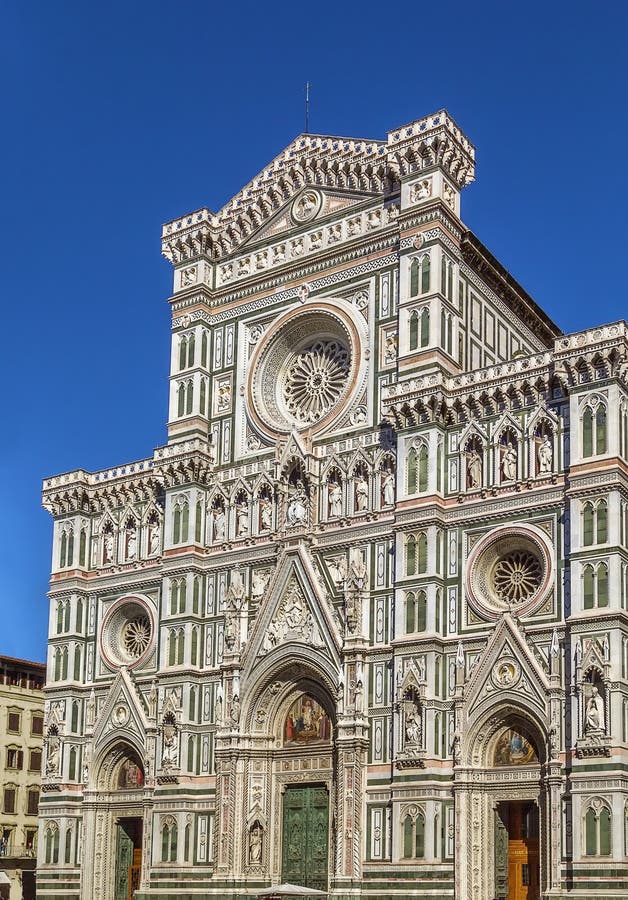 Catedral De Florencia, Italia Imagen de archivo - Imagen de catedral ...