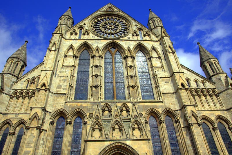 Catedral De La Iglesia De Monasterio De York Foto de archivo - Imagen ...