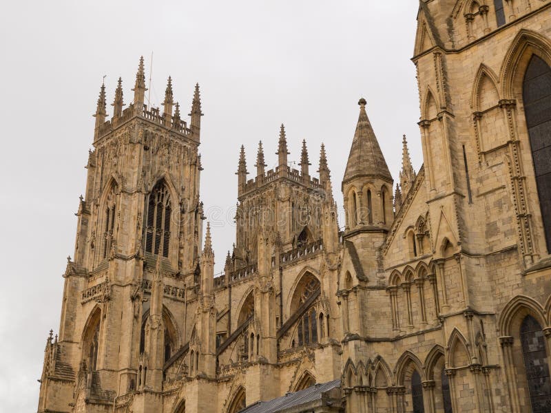 Catedral De La Iglesia De Monasterio De York Imagen de archivo - Imagen ...