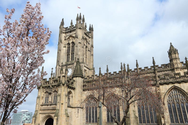 Catedral de Manchester foto de stock. Imagem de curso - 79178040