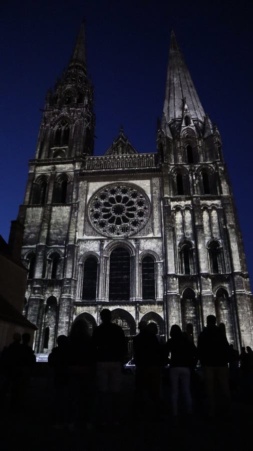 Catedral De Notredame De Chartres Francia Imagen editorial - Imagen de catedral, foto: 280284555