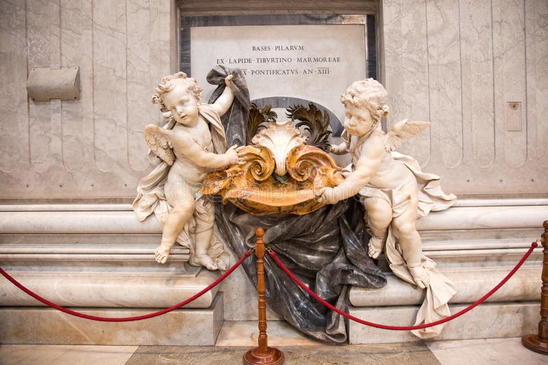 Catedral De Saint Peter. Anjos Imagem de Stock Editorial - Imagem de ...