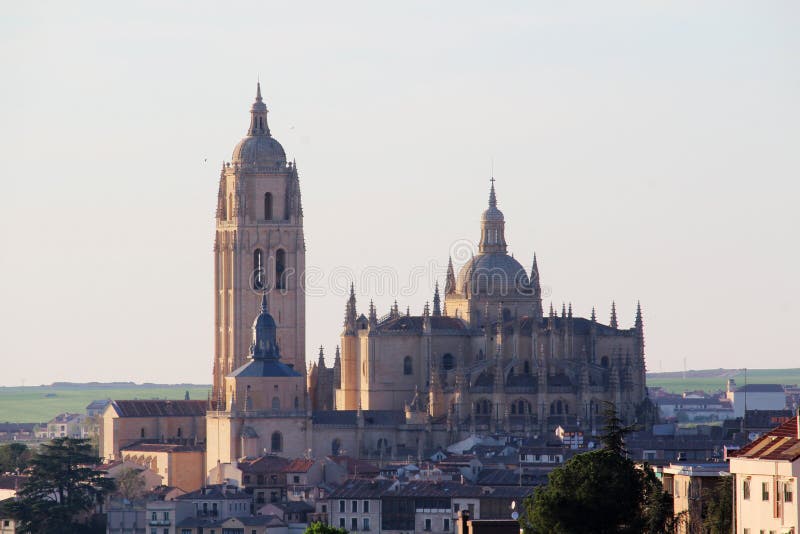 Catedral De Segovia, Espanha Foto de Stock - Imagem de espanha, famoso ...