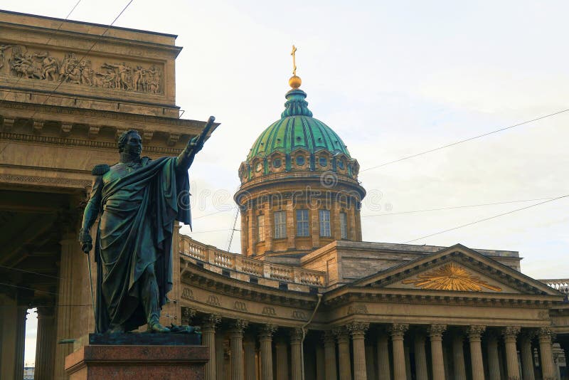 Catedral Kazana De San Petersburgo Foto de archivo - Imagen de catedral ...