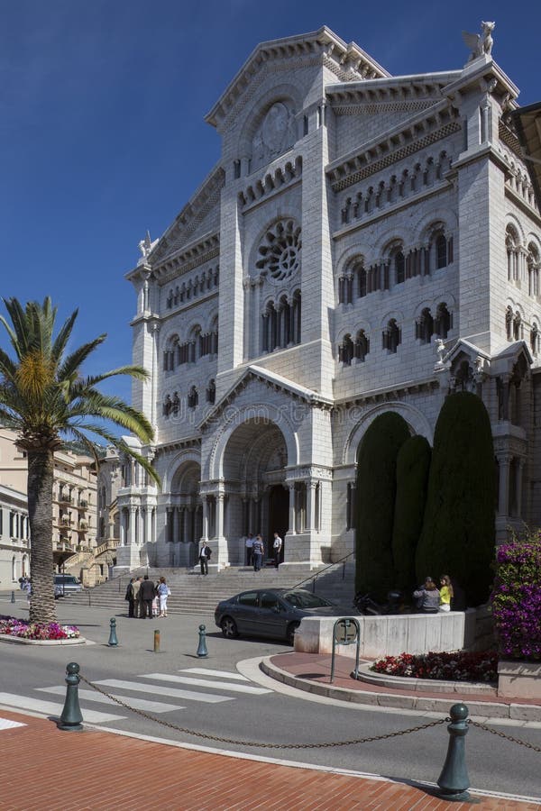 Catedral real - Monaco fotografia editorial. Imagem de monaco - 26530077