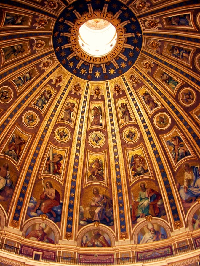 Vatican - vault foto de stock. Imagem de basilica, renascimento - 11101998