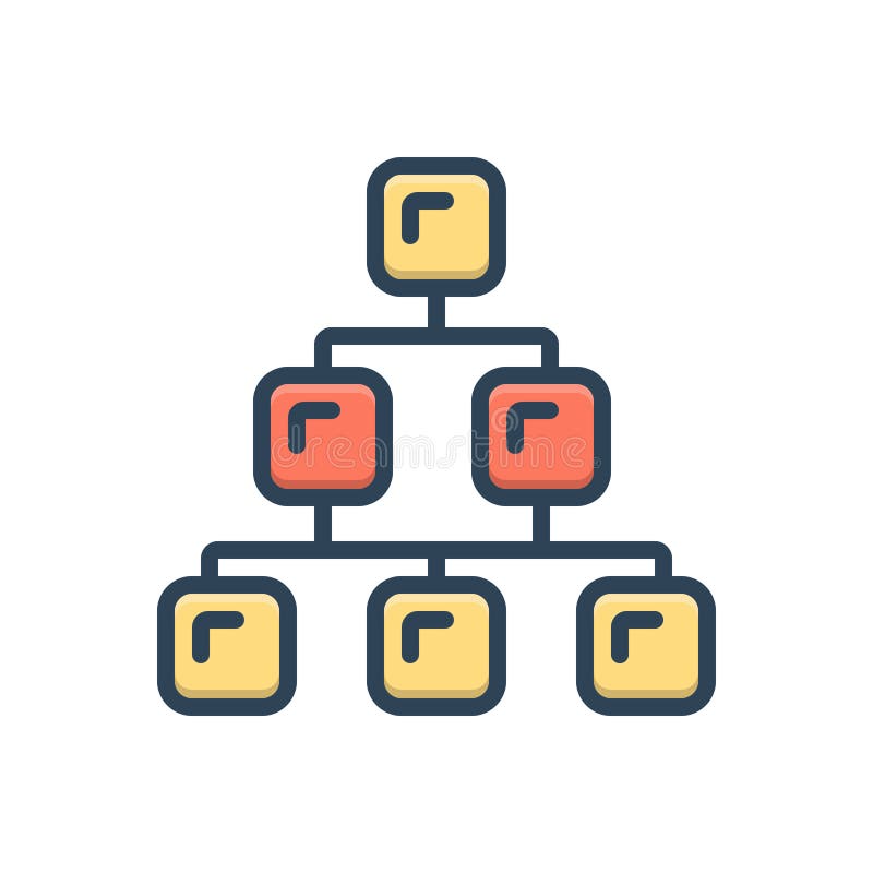 Color Illustration Icon for Category, Range and Series Stock ...