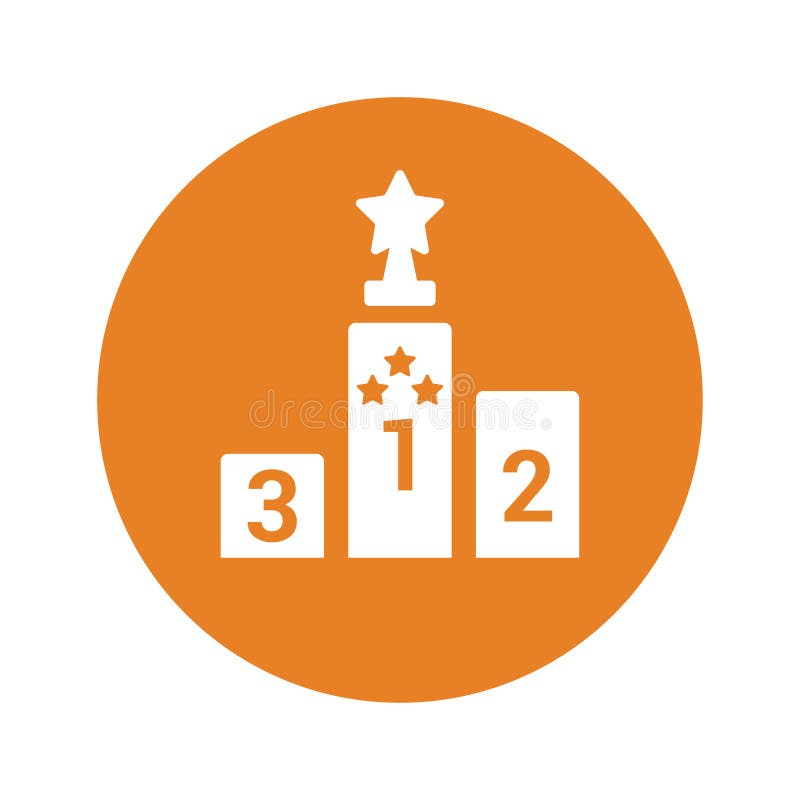 Category, Range, Rank Icon. Orange Color Vector EPS Stock Illustration ...