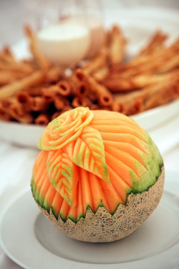 The decorated watermelon stock photo. Image of food, background - 12995542