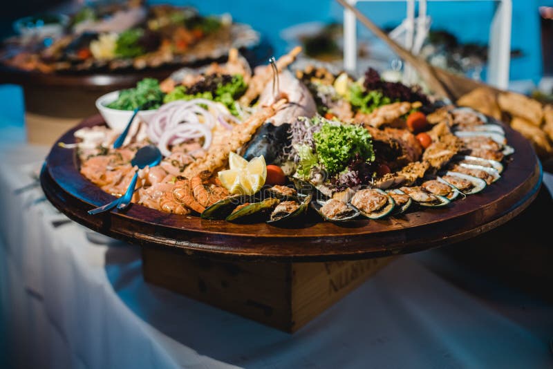 Catering Wedding Buffet for Events Stock Photo - Image of cater, hotel ...