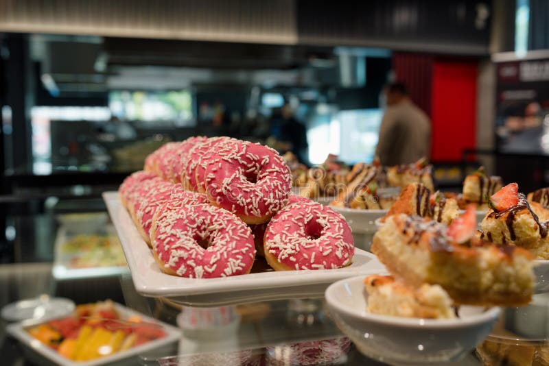 Open Buffet Restaurant, Catering Business, Interior Design Stock Photo ...