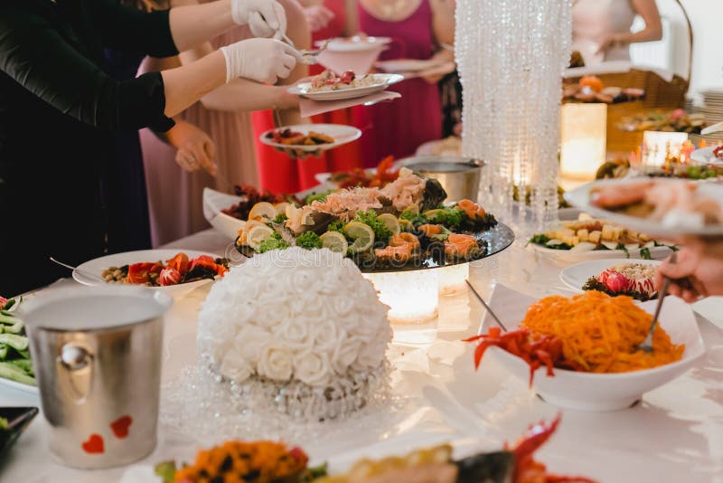 Catering Buffet Wedding Event Stock Image - Image of catering, hotel ...