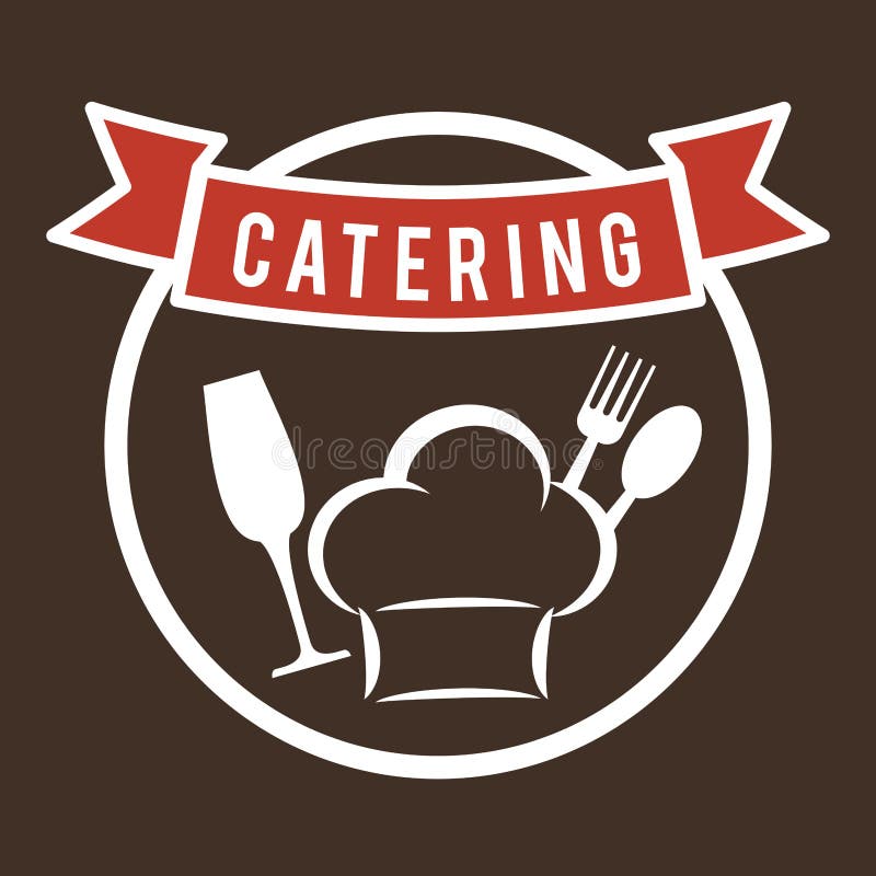 Catering icon design stock vector. Illustration of server - 68695845