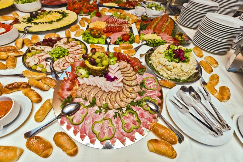 Catering food stock photo. Image of cheese, gourmet, cuisine - 27874798