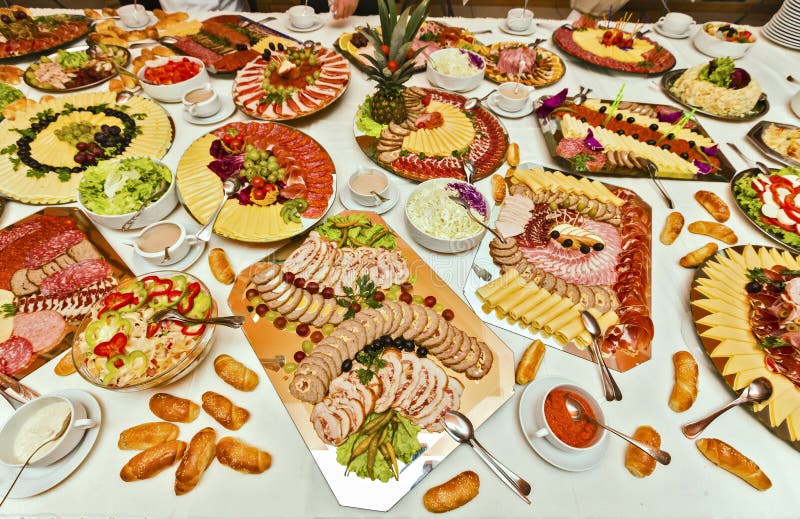 Catering food stock photo. Image of gourmet, fruit, cuisine - 23561482