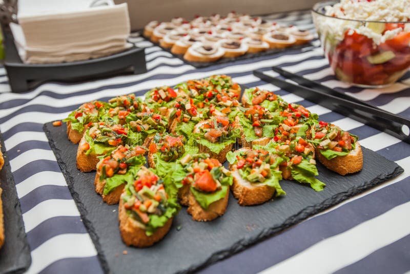 Catering ,Food ,Buffet, Event ,Party Stock Image - Image of decoration ...