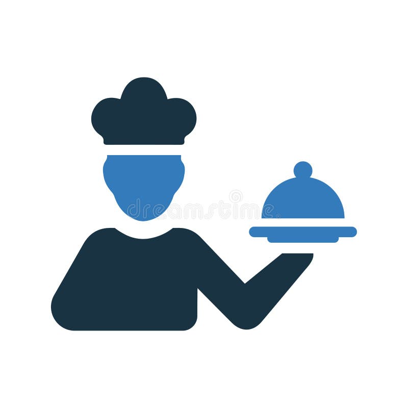 Catering, Food Icon. Glyph Style Vector EPS Stock Illustration ...