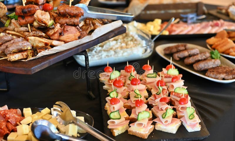Catering Food, Party Buffet, Special Event Concept Stock Photo - Image ...