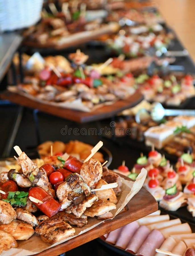 Catering Food, Party Buffet, Special Event Concept Stock Image - Image ...