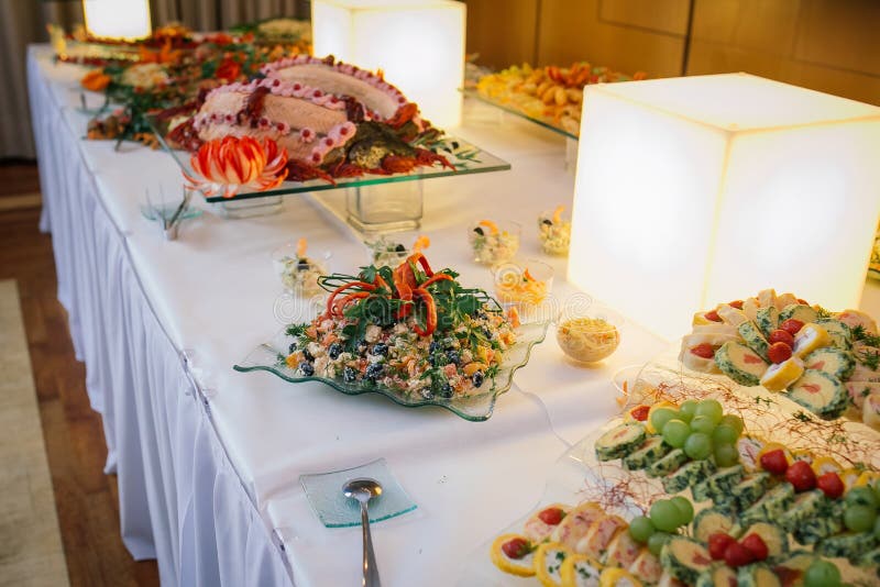 Catering Food Wedding Buffet Stock Image - Image of snack, salad: 84490029