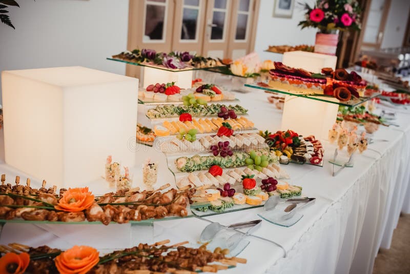 Catering Food Wedding Event Stock Image - Image of food, eating: 84537835