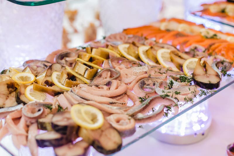 Catering Restaurant Buffet for Events Stock Photo - Image of reception ...