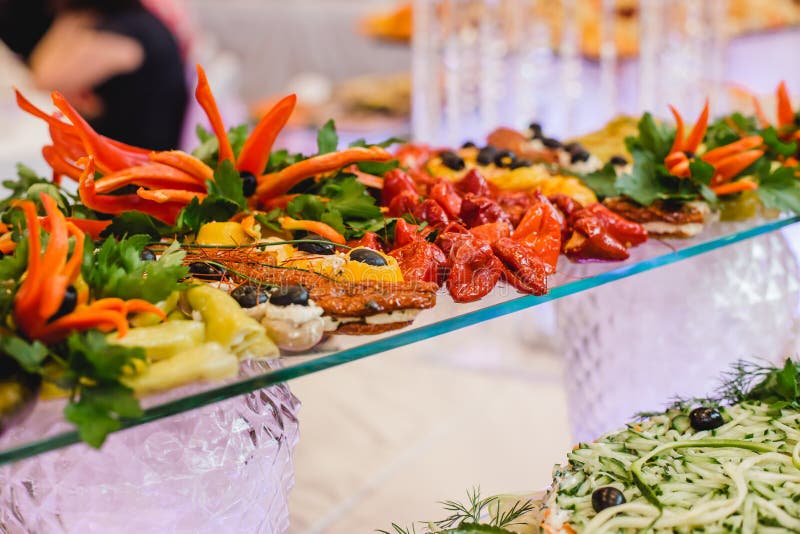 Catering Restaurant Buffet for Events Stock Image - Image of delicious ...